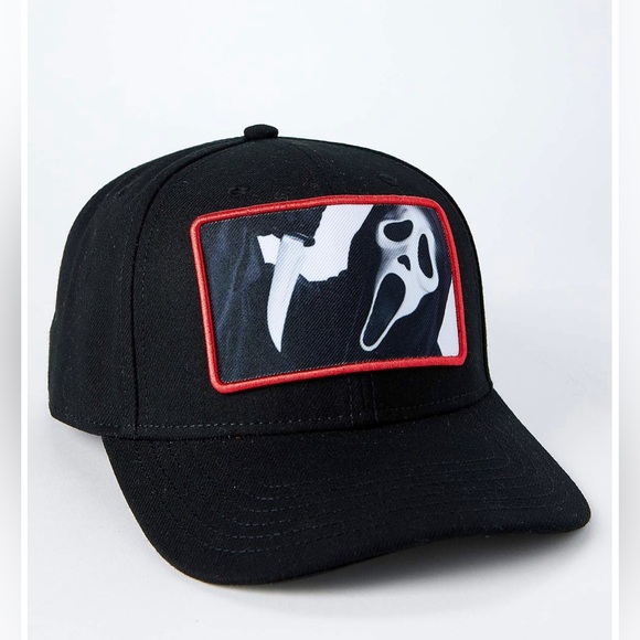 Ghost Face | Accessories | Scream Movie Ghost Face Patch Snapback Cap ...